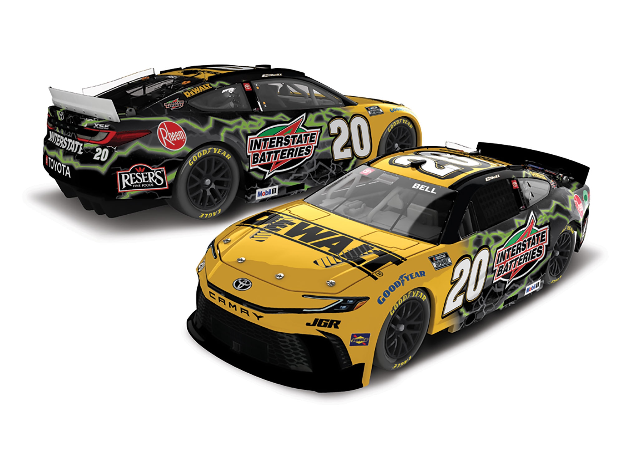 CHRISTOPHER BELL 2025 DEWALT / INTERSTATE BATTERIES 1:64 ARC DIECAST